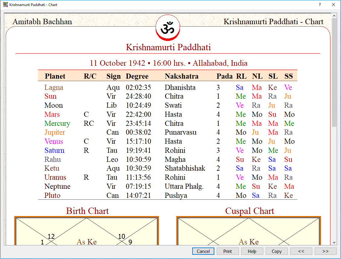 Parashara's Light Vedic Astrology Software (Jyotish Software ...